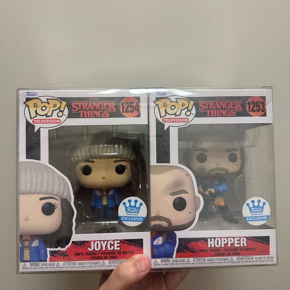 Funko | Other | Funko Stranger Things Hopper 253 Joyce 1254 Funko Shop ...